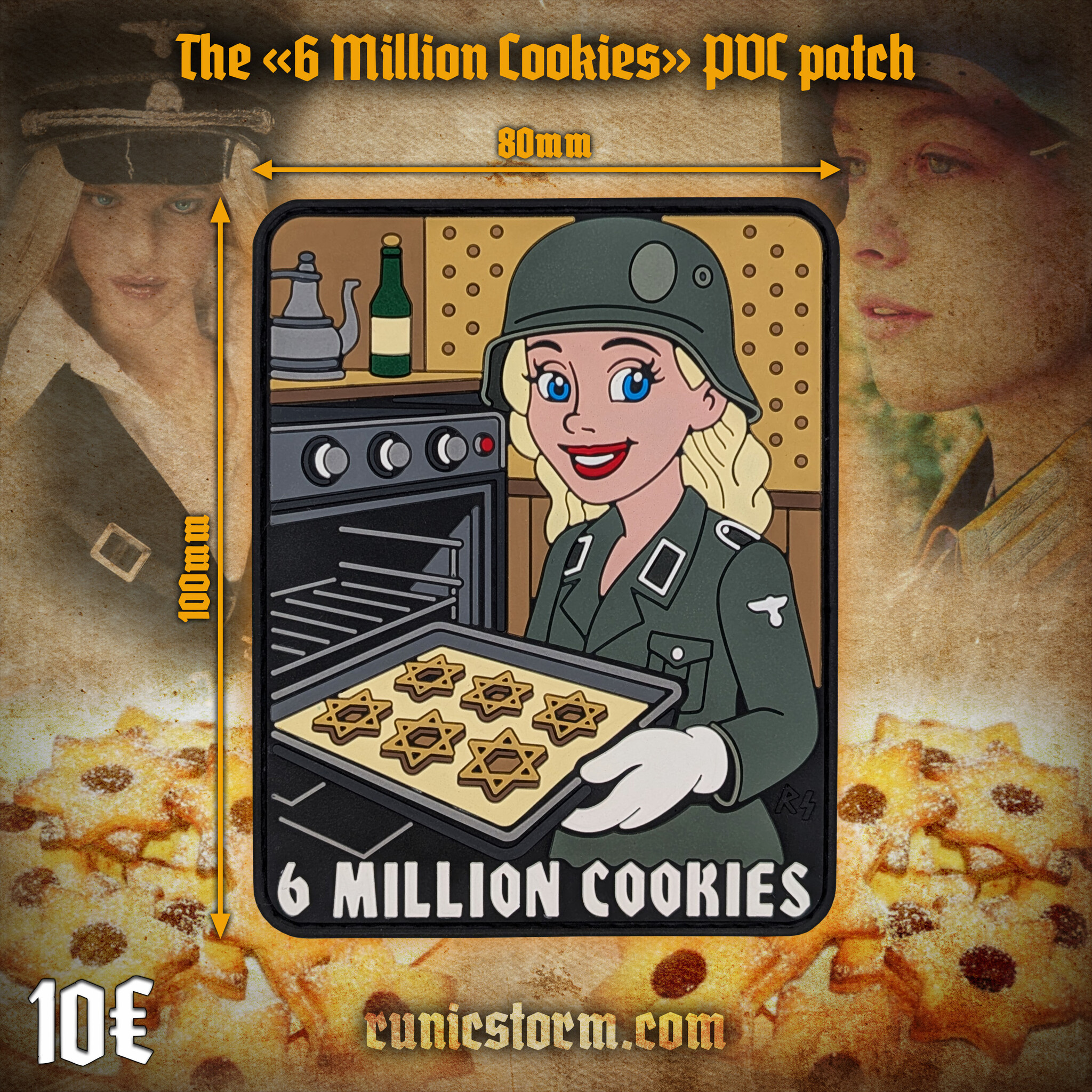 Patches | The «6 Million Cookies» PVC patch | Runic Storm